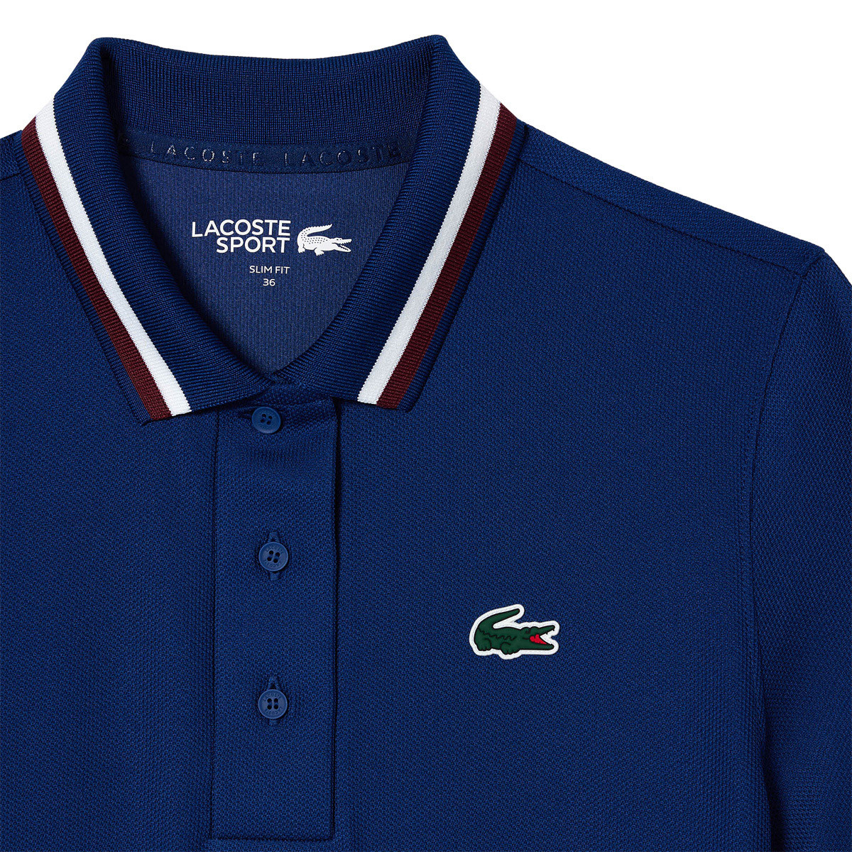 Lacoste tipped polo store